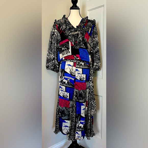 Diane Freis | Dresses | Diane Freis Designer Skirt And Top Set Silky ...